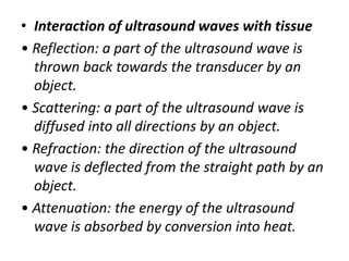 Echo physics and instrumentation | PPTX