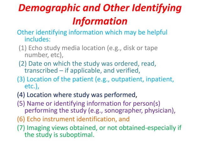 Echo reporting basics | PPSX | Heart and Cardiovascular Diseases ...