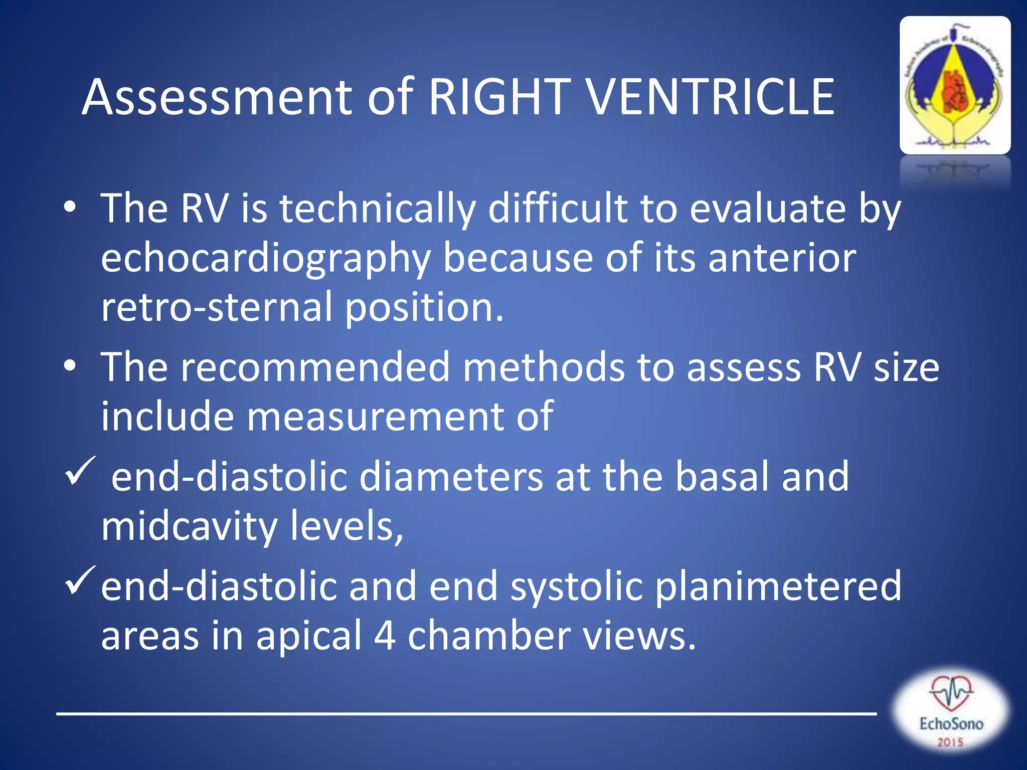 pediatric echo measurements technique z score | PPTX