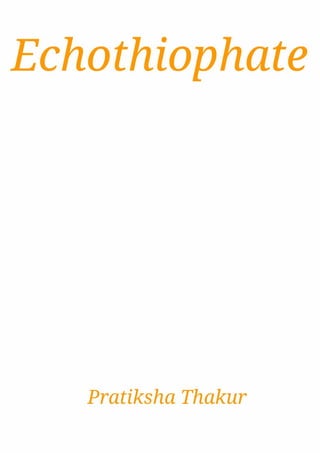 Echothiophate | PDF