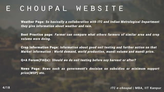 ITC E-Choupal | PPT