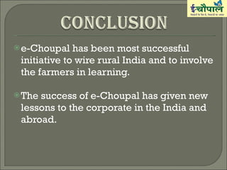 E choupal ppt | PPT