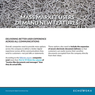 Overcoming the Digital Commitment Gap! | PDF | Credit Cards | Personal Debt