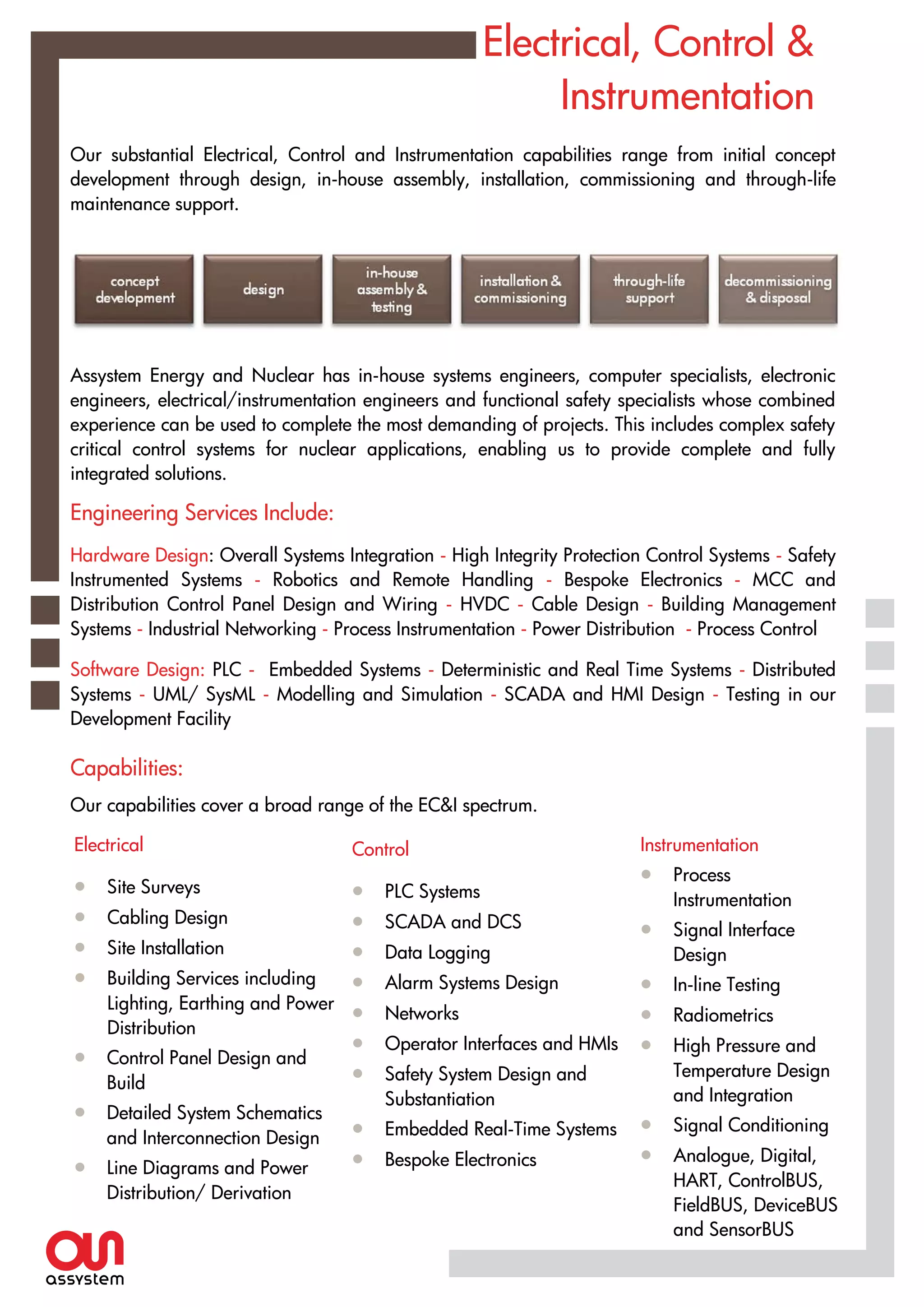 Electrical, Control & Instrumentation | PDF