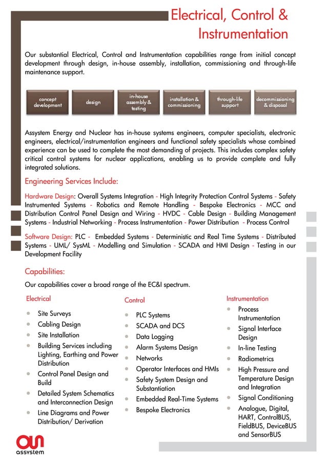 Electrical, Control & Instrumentation | PDF