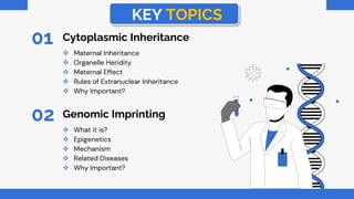 EXTRA CHROMOSOMAL INHERITANCE & GENOME IMPRINTING | PPTX