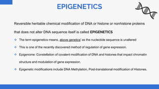 EXTRA CHROMOSOMAL INHERITANCE & GENOME IMPRINTING | PPTX