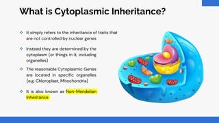 EXTRA CHROMOSOMAL INHERITANCE & GENOME IMPRINTING | PPTX