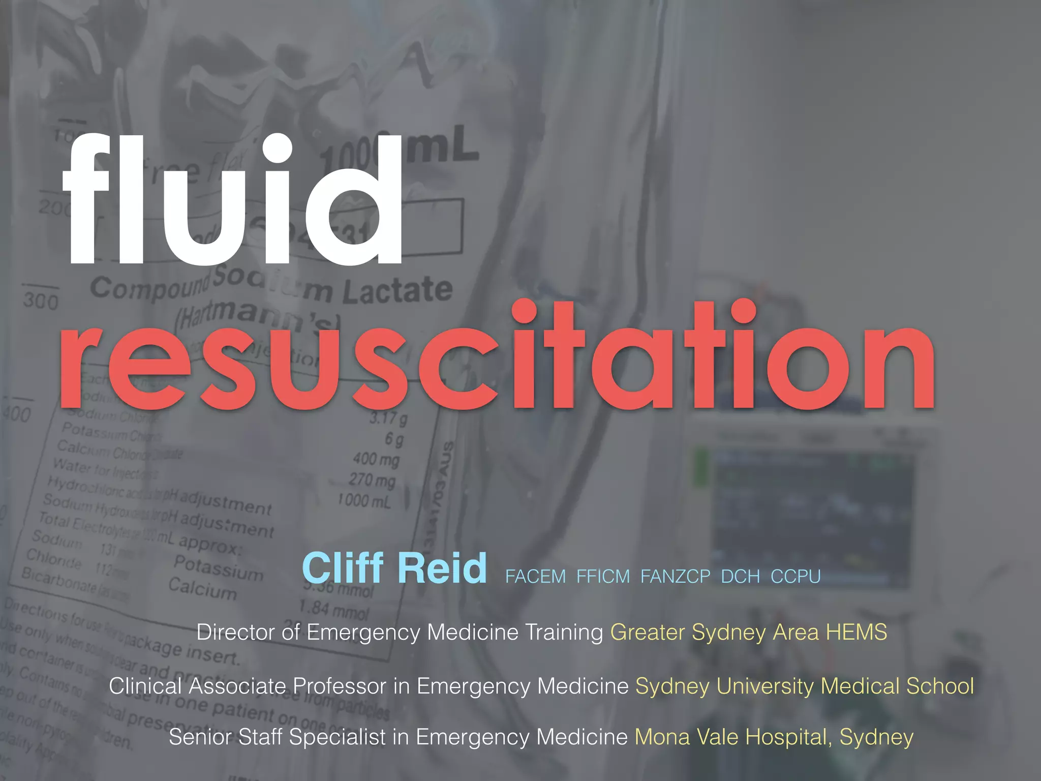 Fluid Resuscitation | PPT