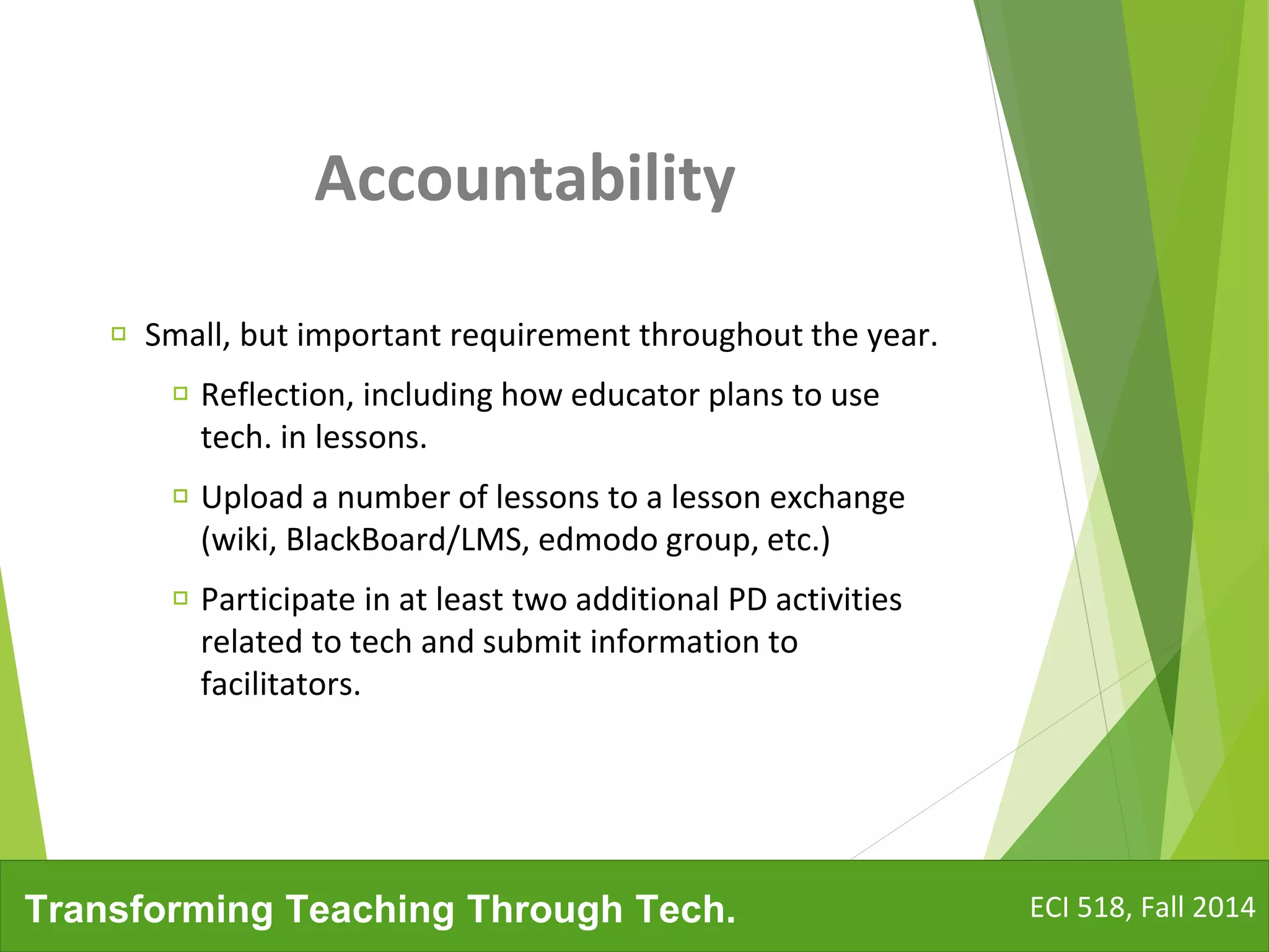 Visions in Education - Transformative PD | PPTX