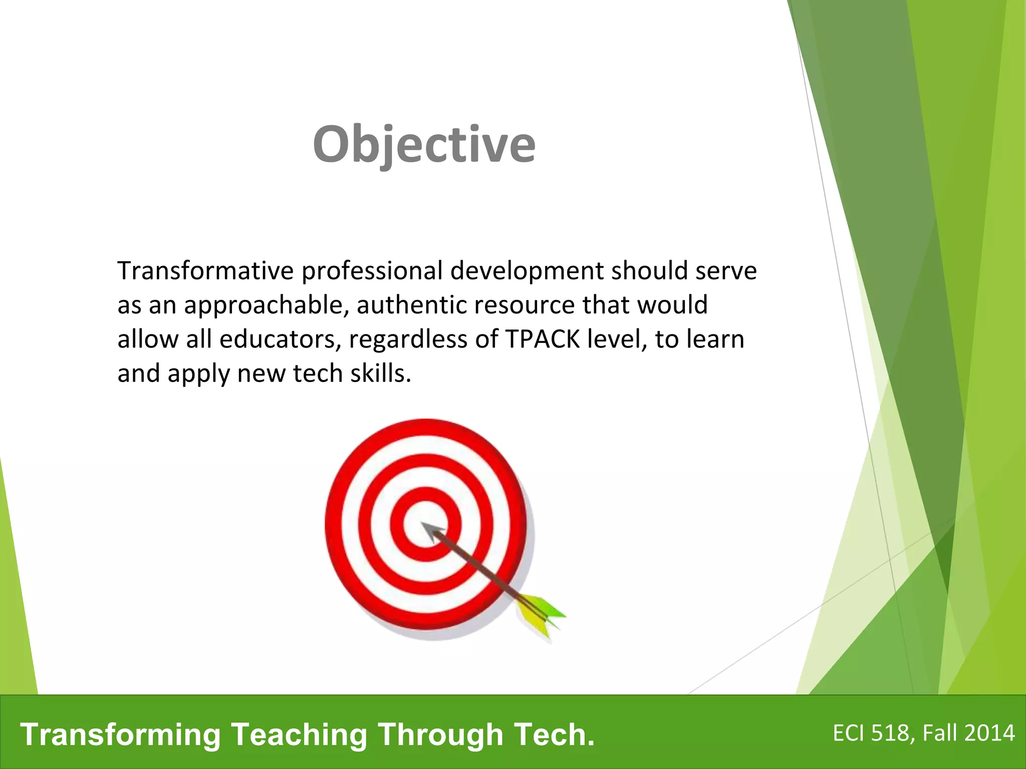 Visions in Education - Transformative PD | PPTX