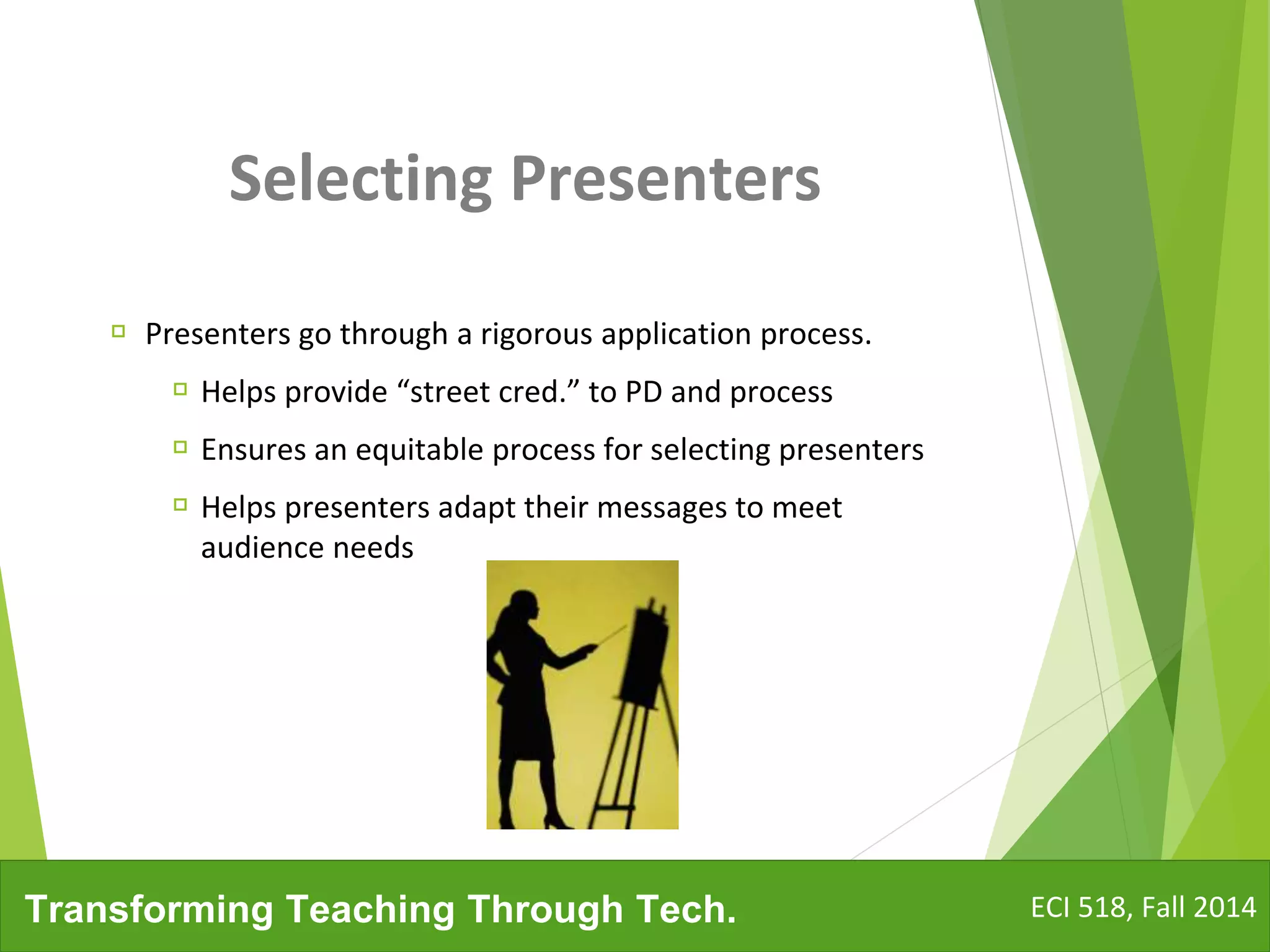 Visions in Education - Transformative PD | PPTX