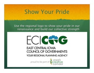 Creative Corridor Presentation for ECICOG | PPT