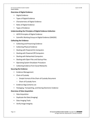 ECIHv12 Course Outline.pdf | Information and Network Security | Computing