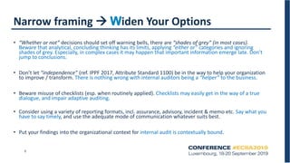 #ECIIA2019 #WRAPS | PPT