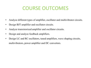 Electronic Circuits II overview | PPT