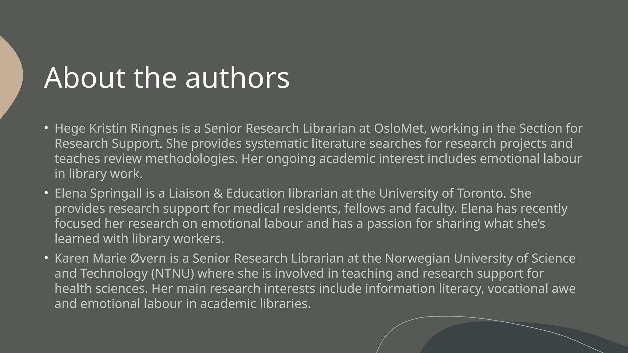 ECIL2025 Emotional labour in the classroom | PPTX