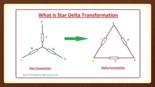 star delta transformation | PPTX