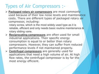 Energy Conservation in Compressed Air System. | PPTX