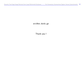 Dynamic Two-Stage Image Retrieval from Large Multimodal Databases | PPT