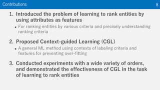 Context-guided Learning to Rank Entities | PPTX