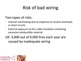Inspections of electrical installations in homes | PPT