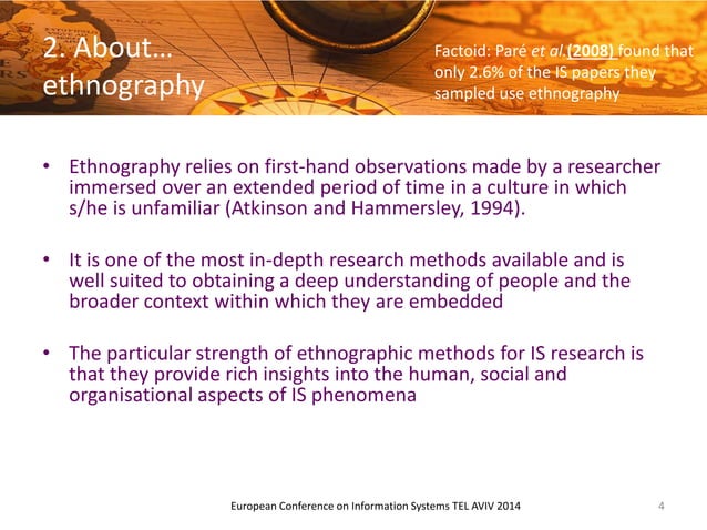 Autoethnography: proposing a new method for Information Systems ...