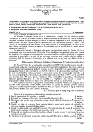 E c istorie_2020_test_07 | PDF