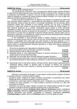 E c istorie_2020_test_07 | PDF