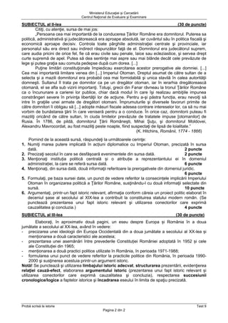 E c istorie_2020_test_09 | PDF