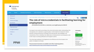 Micro-credentials in Europe: A Brief Overview | PPT