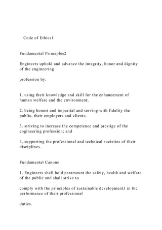 ECIV 401 – Engineering Ethics & Professional Practice F.docx