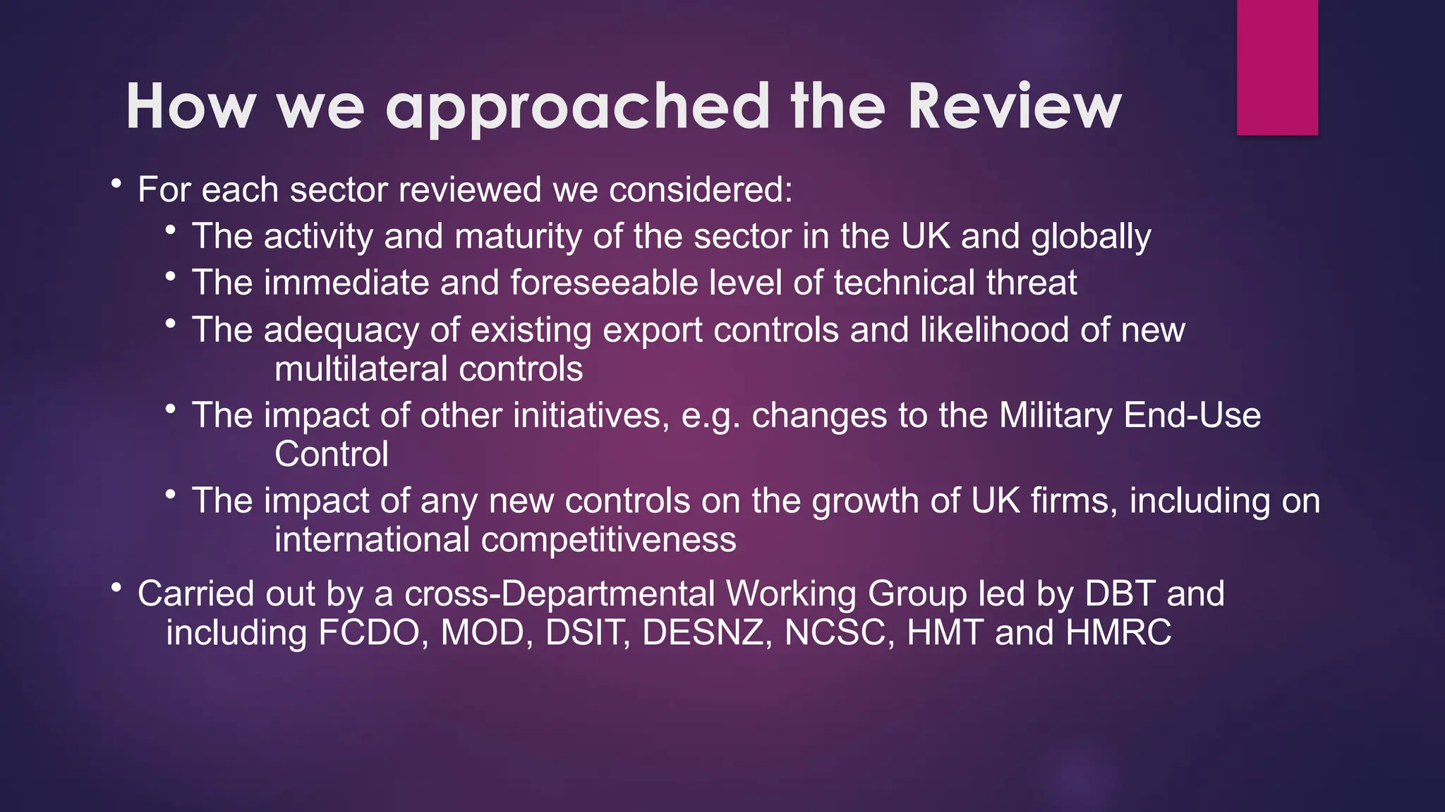 ECJU Emerging Technologies Export Controls 18 November 2024 | PPTX