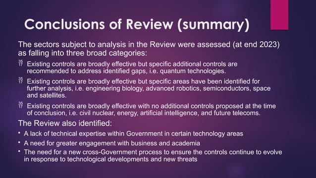 ECJU Emerging Technologies Export Controls 18 November 2024 | PPTX