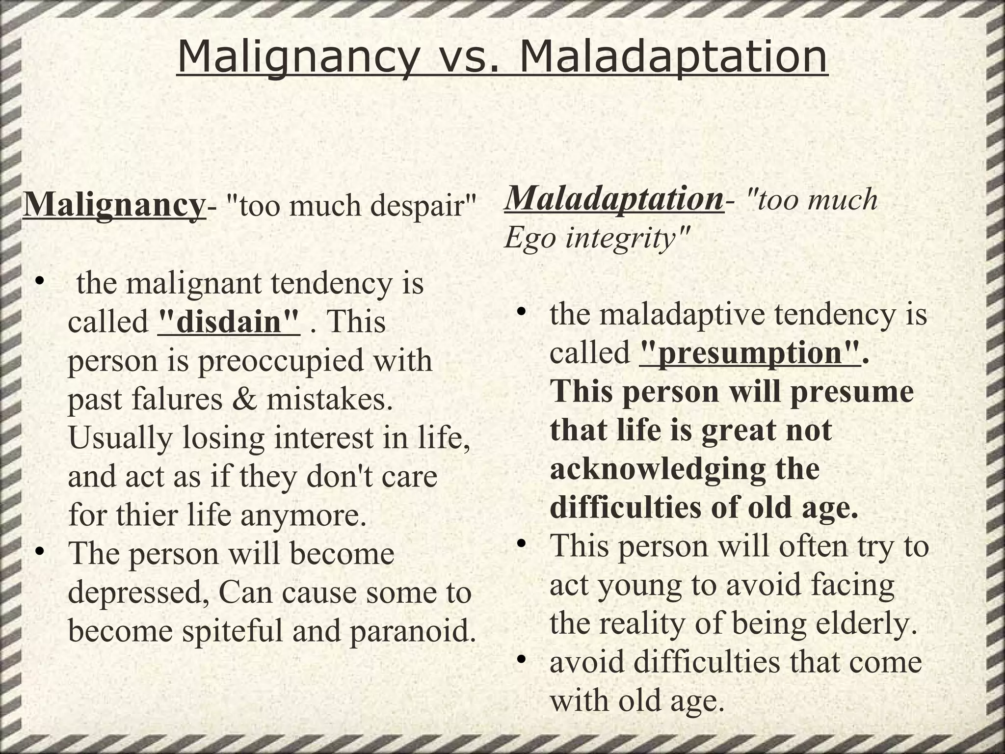 Ego Integrity Vs Despair | PPT