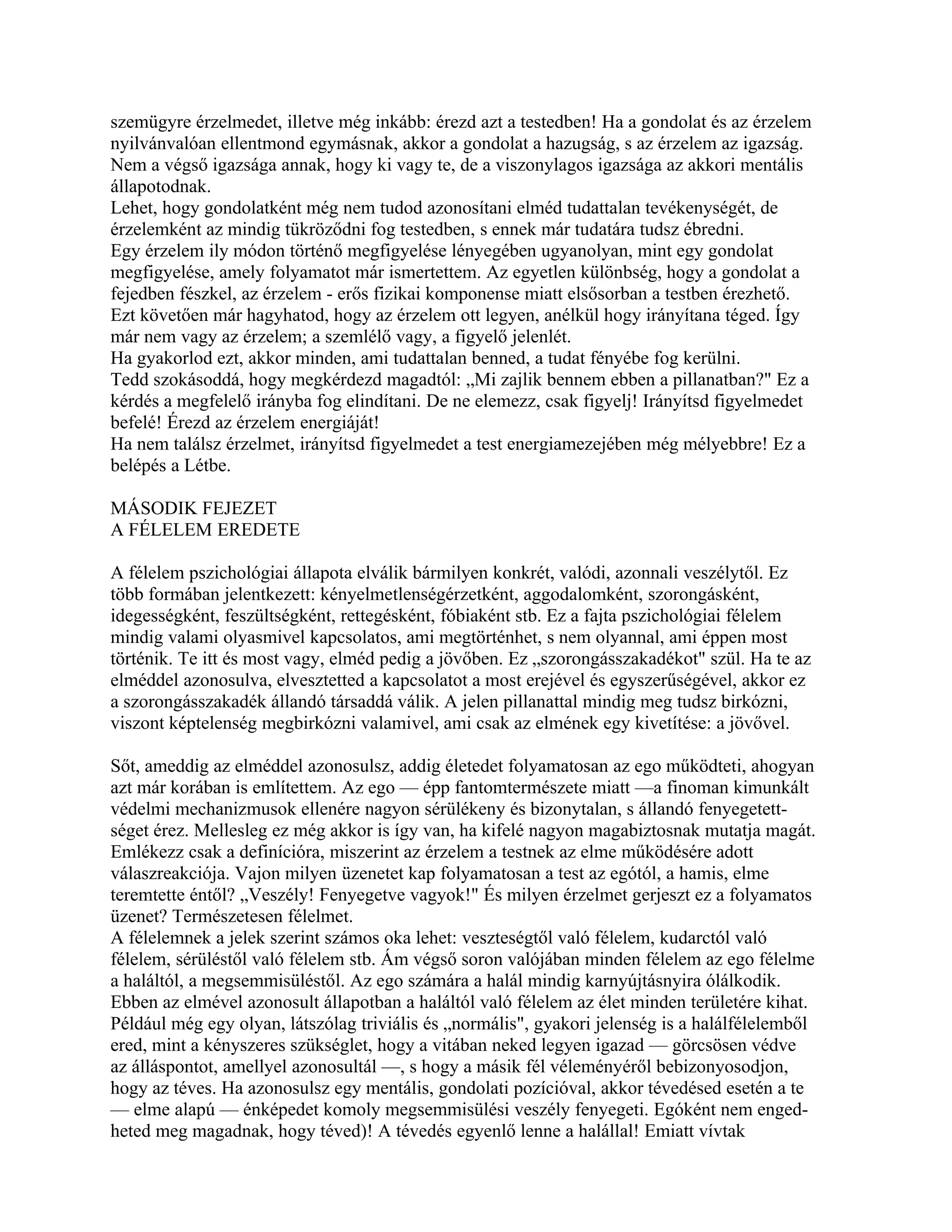 Eckhart tolle a most hatalma a gyakorlatban | DOC