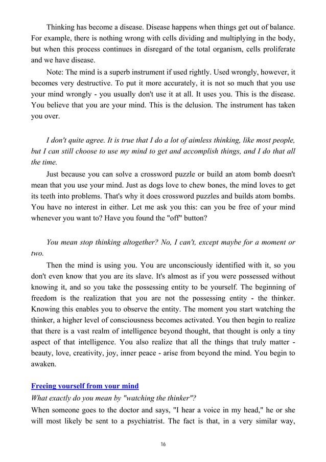 Eckhart tolle the power of now | PDF