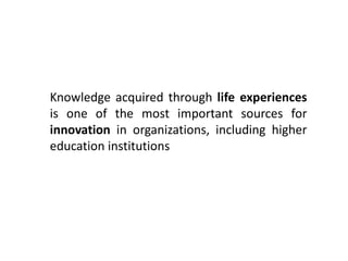 Experiential Knowledge Creation Processes | PDF