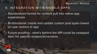 But Why? Use Cases for the REST API | PDF