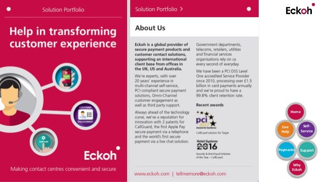 Eckoh Key Ring Card Overview