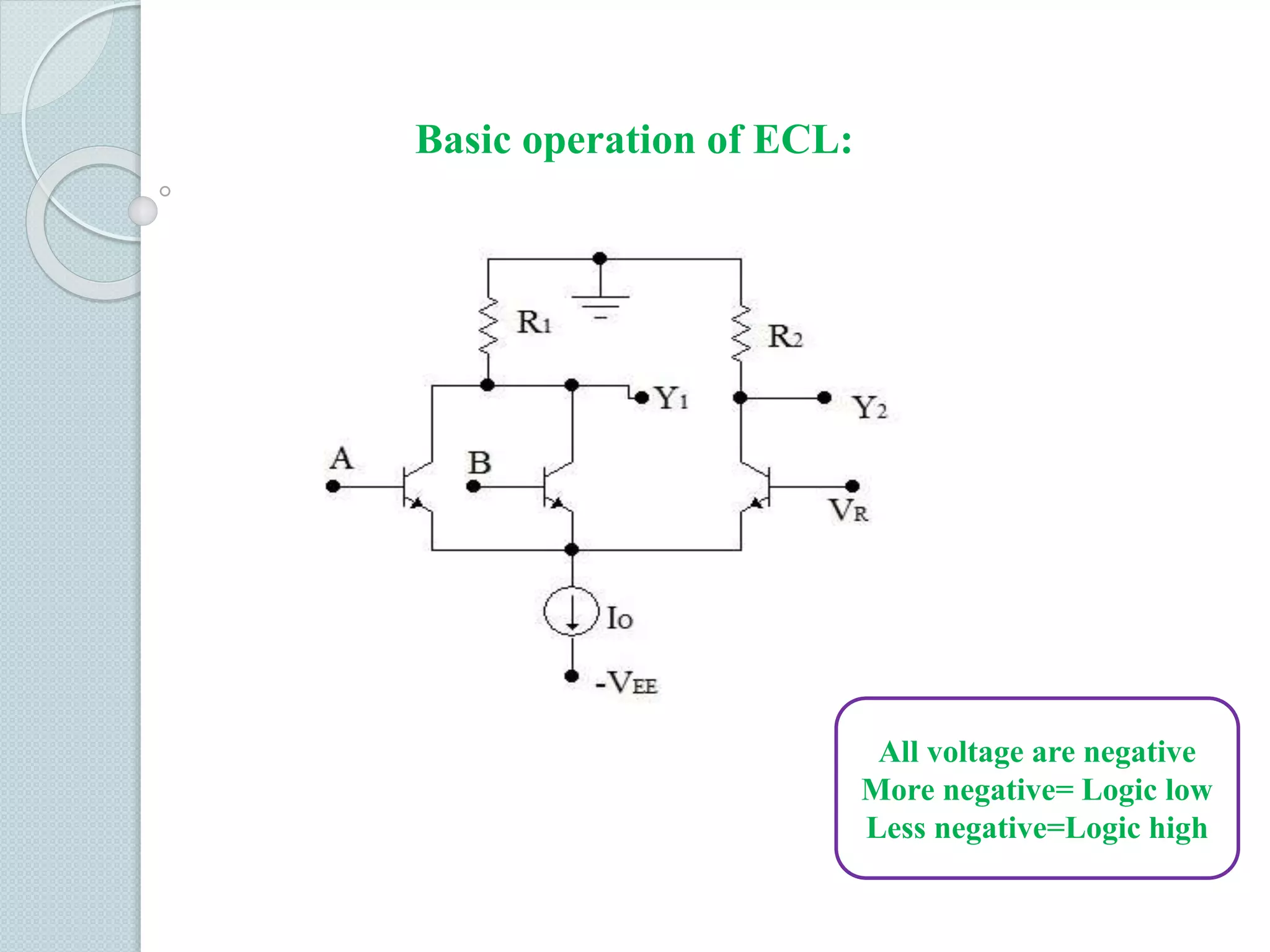 Emitter Coupled Logic (ECL) | PPTX