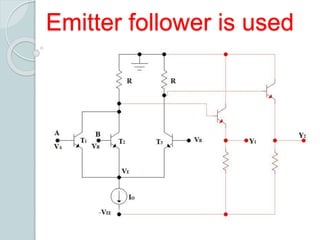Emitter Coupled Logic (ECL) | PPTX