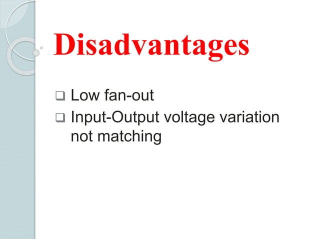 Emitter Coupled Logic (ECL) | PPTX