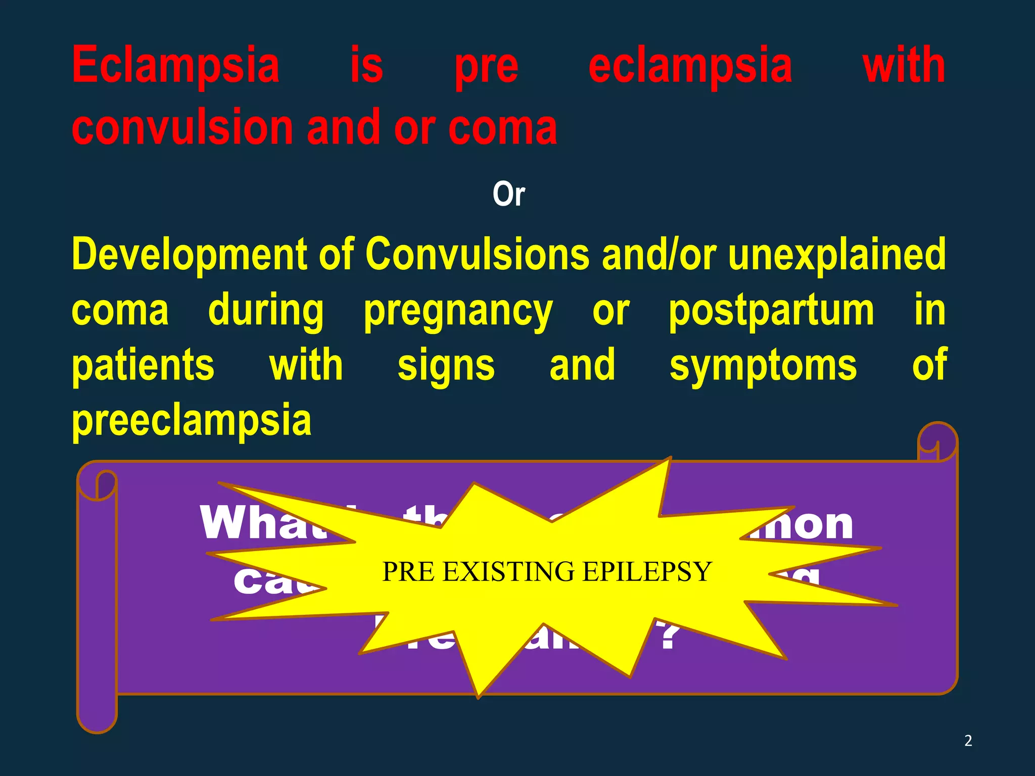 Eclampsia | PPTX
