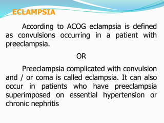 Eclampsia | PPTX