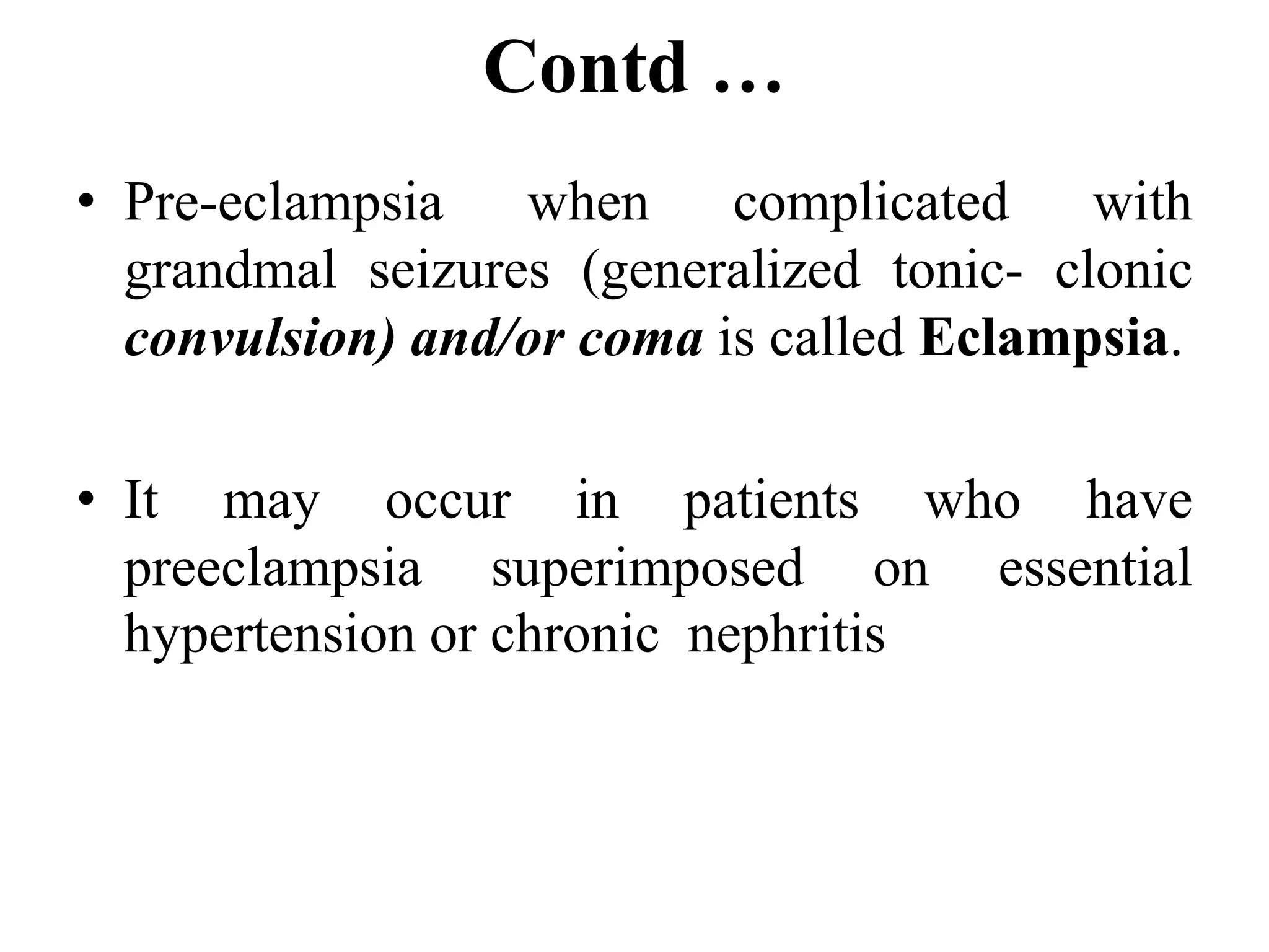 Eclampsia.pptx definition causes management | PPTX