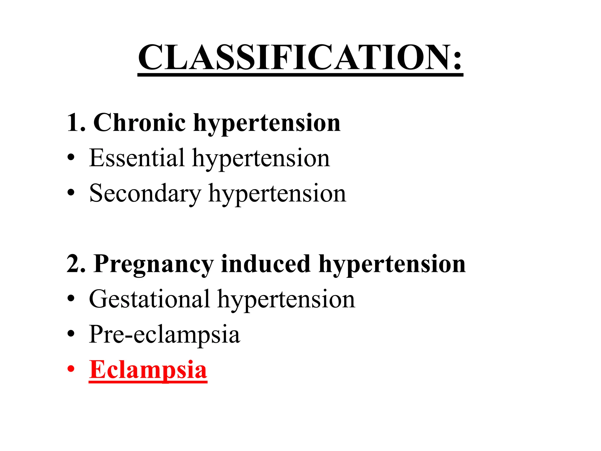 Eclampsia.pptx definition causes management | PPTX