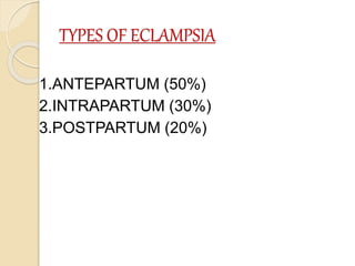 -ECLAMPSIA in pregnancy obstetric and gynaec | PPTX