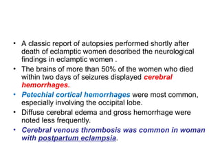 Eclampsia-EXAM NOTES- ON CAUSES OF DEATH ECLAMPSIA.ppt