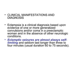 Eclampsia-EXAM NOTES- ON CAUSES OF DEATH ECLAMPSIA.ppt